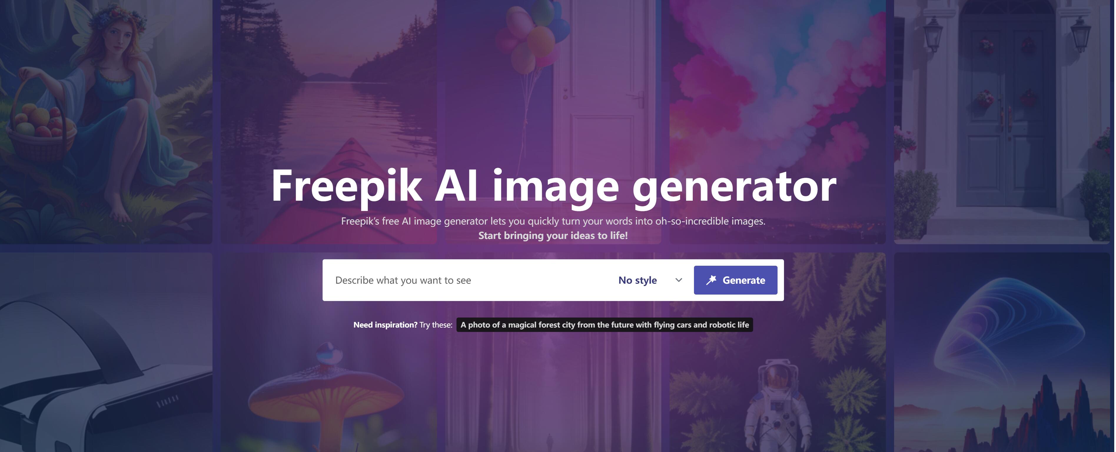 Freepik AI Image Generator - Ai工具集